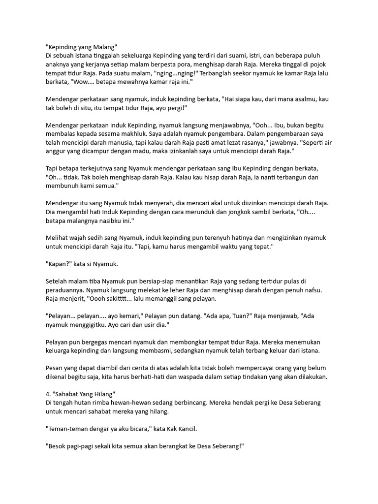 Kepinding Yang Malang | PDF