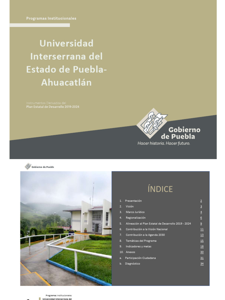 Programas Institucionales de la UIEP-Ahuacatlán | PDF | Enseñando ...