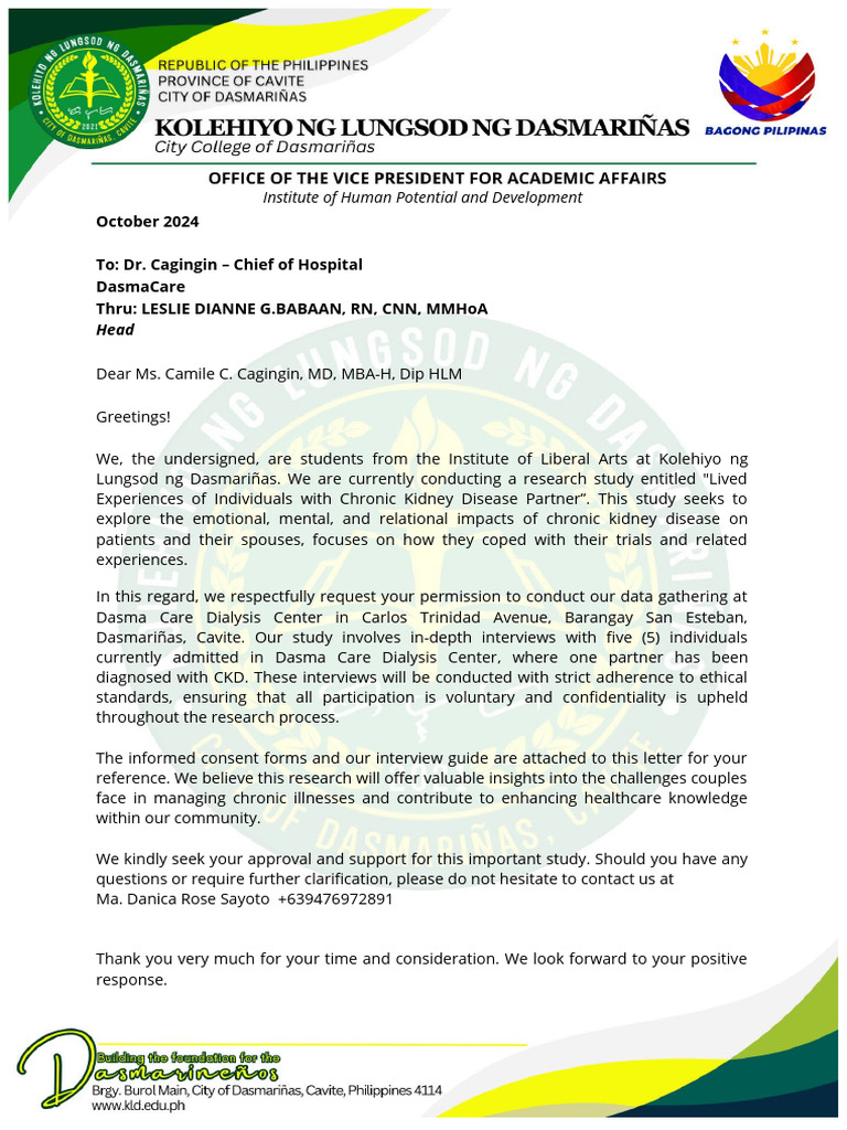 Itong Ito Na Final Na Talaga Lord Na Communication Letter | PDF