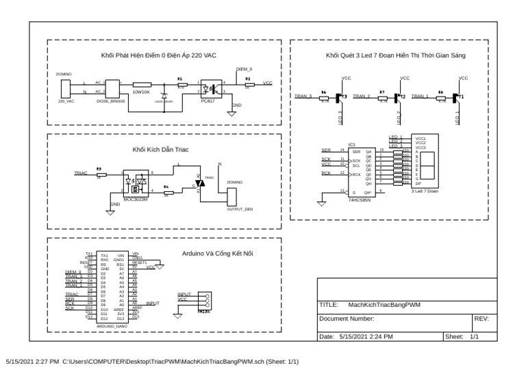 Mach Kich Triac Bang PWM | PDF