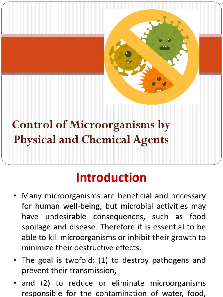 Microbiology 21 - Control of microorganisms | PDF | Disinfectant ...