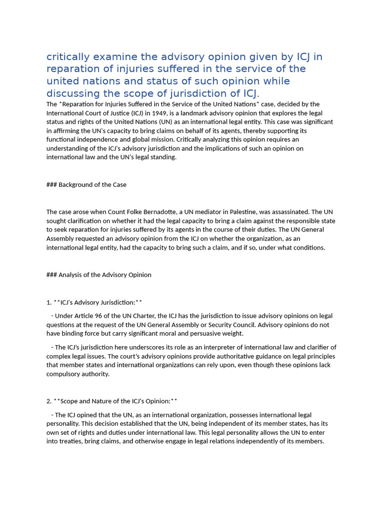 International Organizaiton | PDF | Treaty | International Law