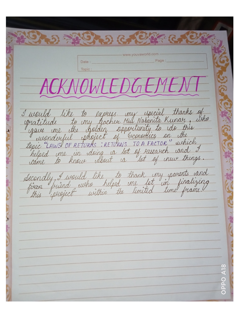 Law of Returns | PDF