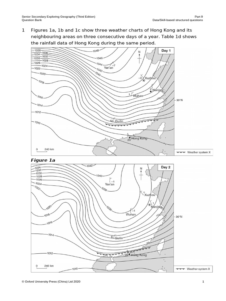 Geography Question Bank: Weather Data Analysis | PDF | Rain | Weather