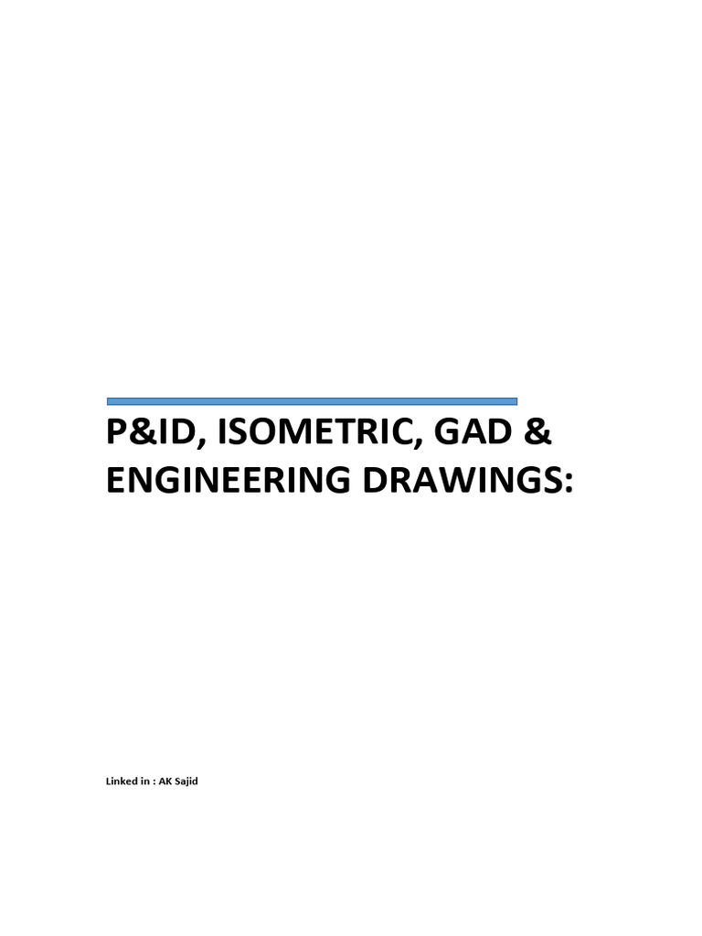 P&id, Isometric, Gad, Engineering Drawings | PDF | 3 D Computer ...