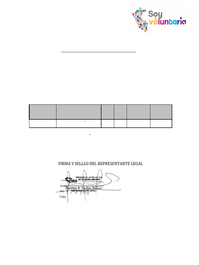 Certificado de Donacion - F015-1238 Soy Voluntario | PDF