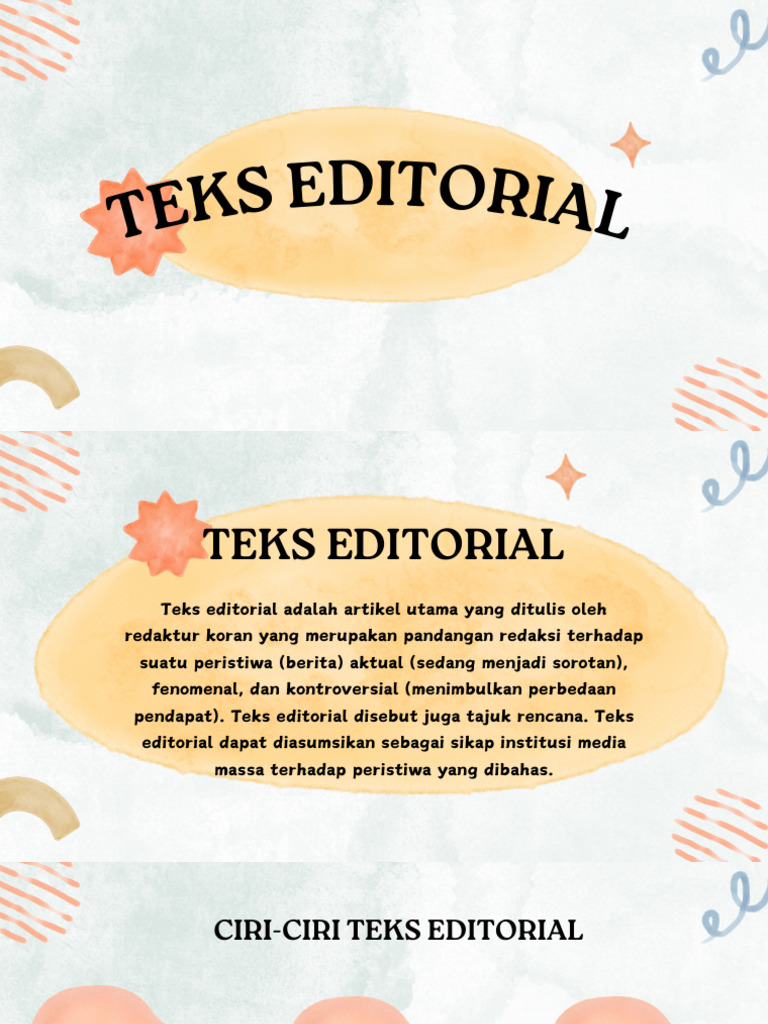 Ppt Teks Editorial | PDF
