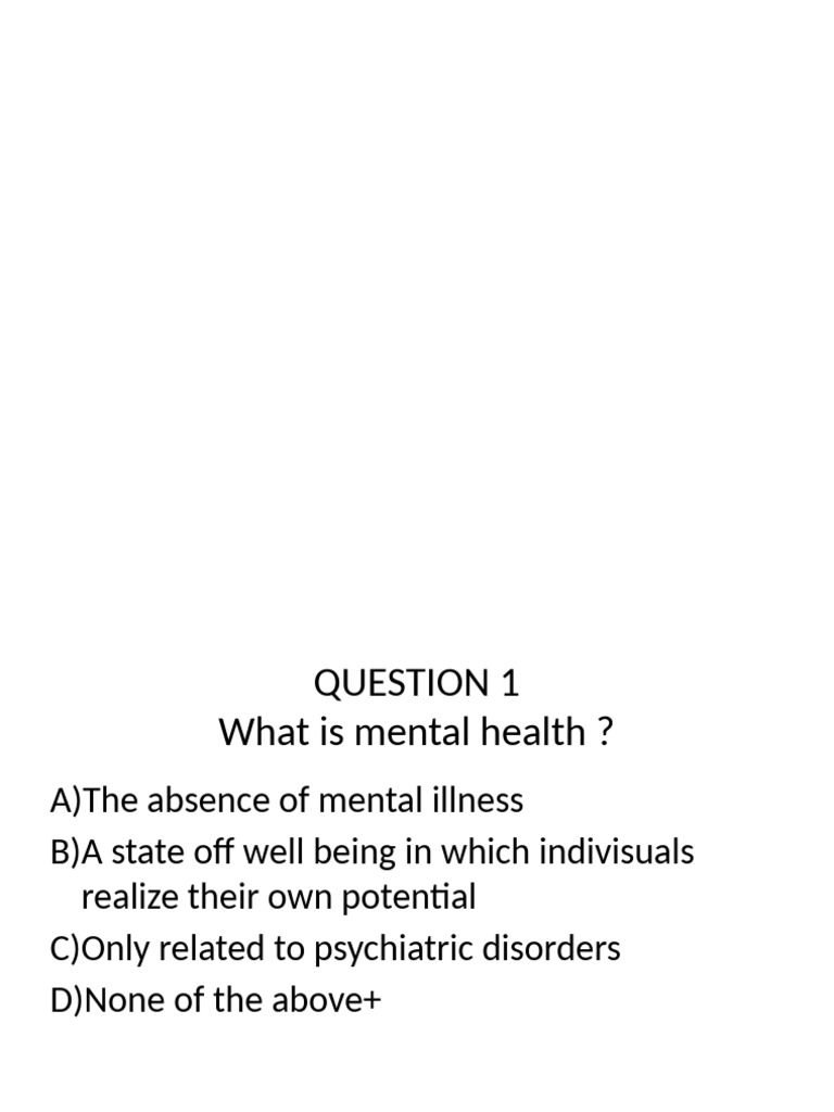 CLASS 11 b ppt | PDF | Mental Disorder | Mental Health