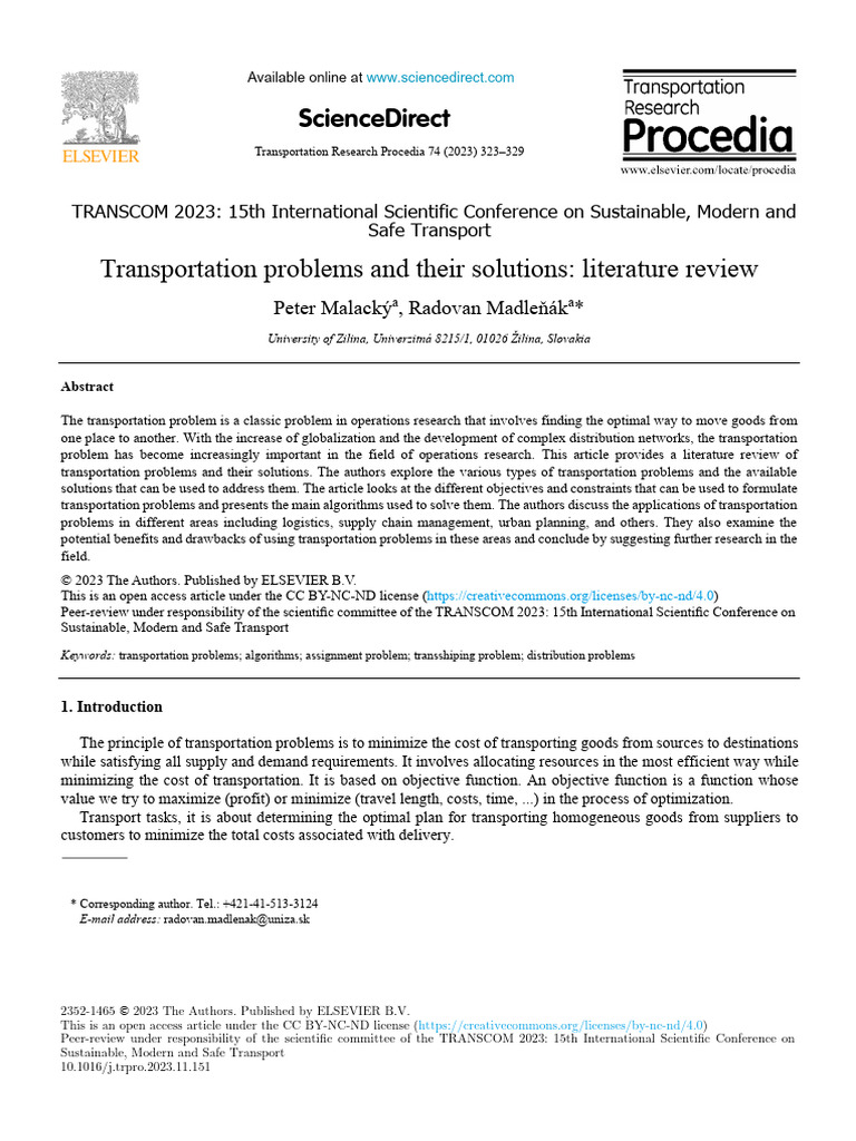 1-s2.0-S2352146523004477-main | PDF | Metaheuristic | Mathematical ...