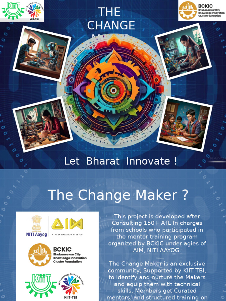 The Change Maker - School Pitch | PDF