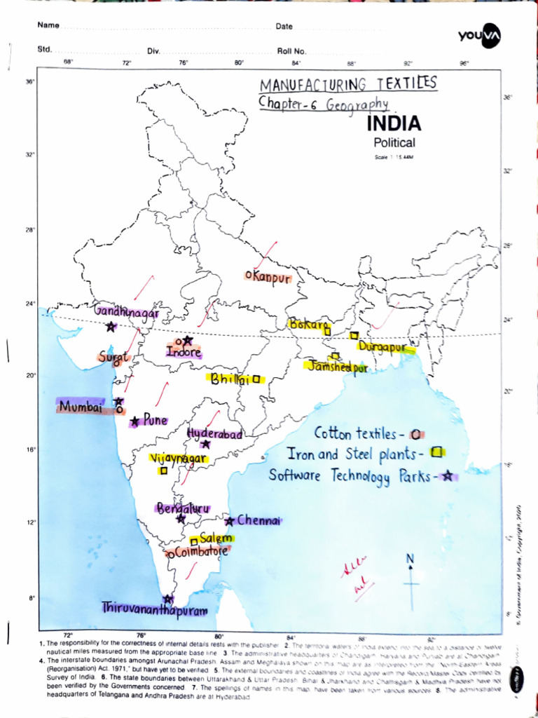 SST MAPS CLASS 10 | PDF | Earth Sciences