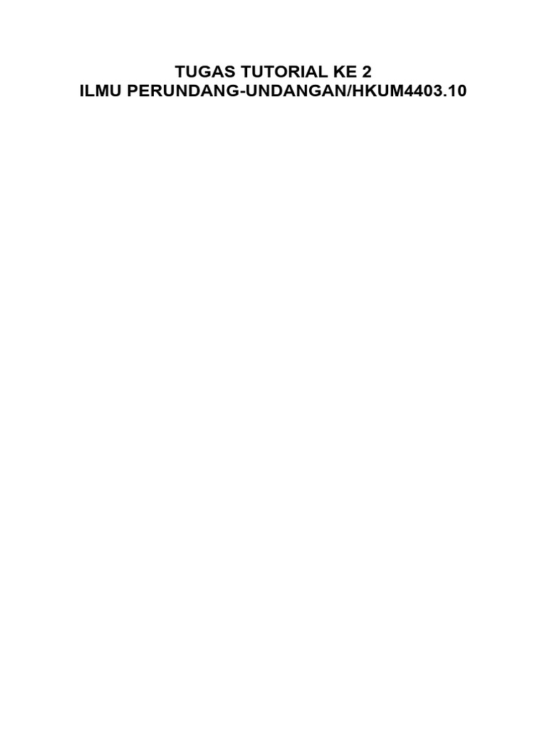 TUGAS2_ HKUM4403 | PDF