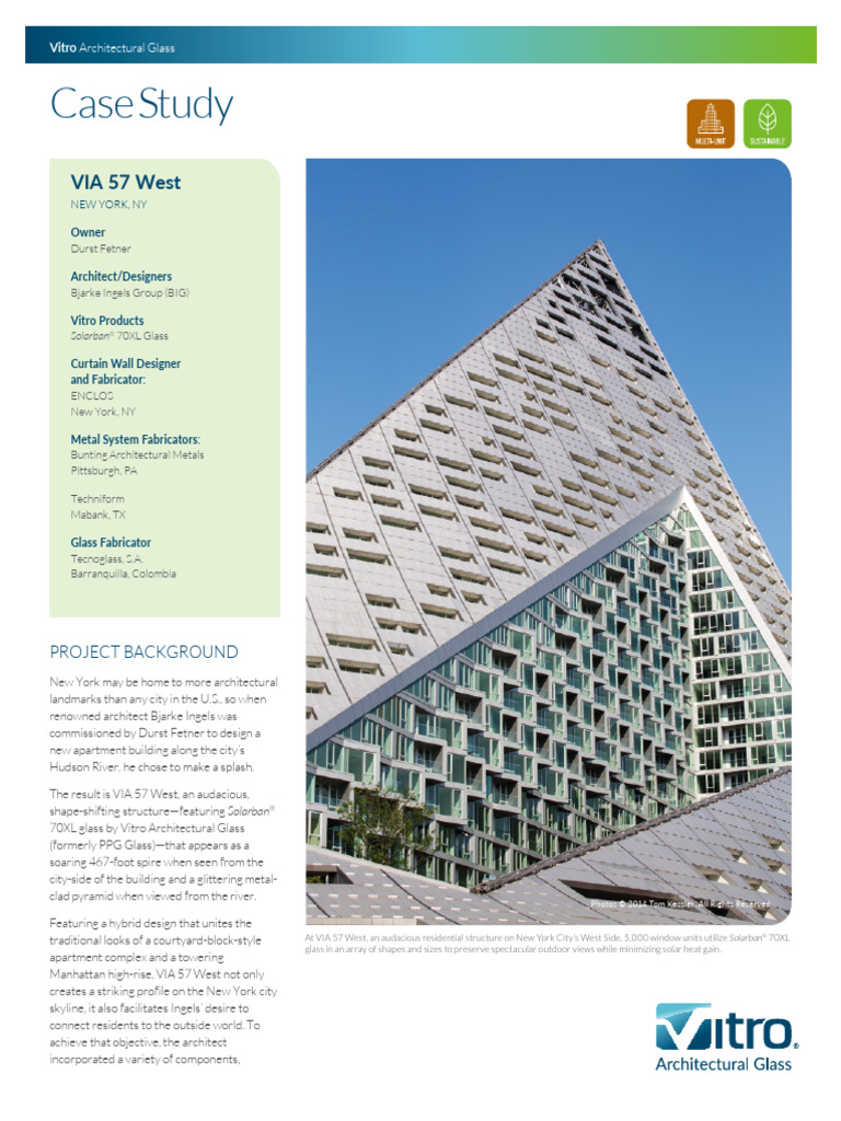 Vitro Via 57 West Case Study | PDF | Window | Building
