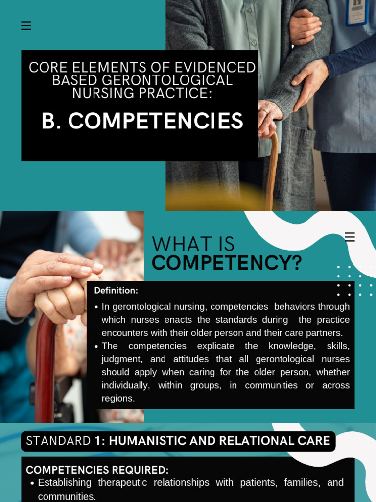 B. Competencies (COP) | PDF | Nursing | Psychology