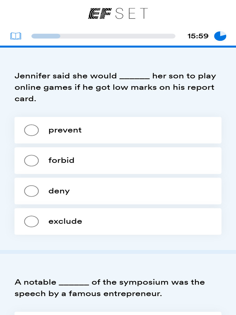 Free English Test of All Four Skills, Calibrated To The CEFR EF SET | PDF