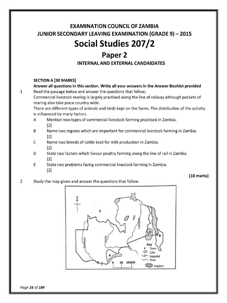 Social Studies 2015 P2 | PDF