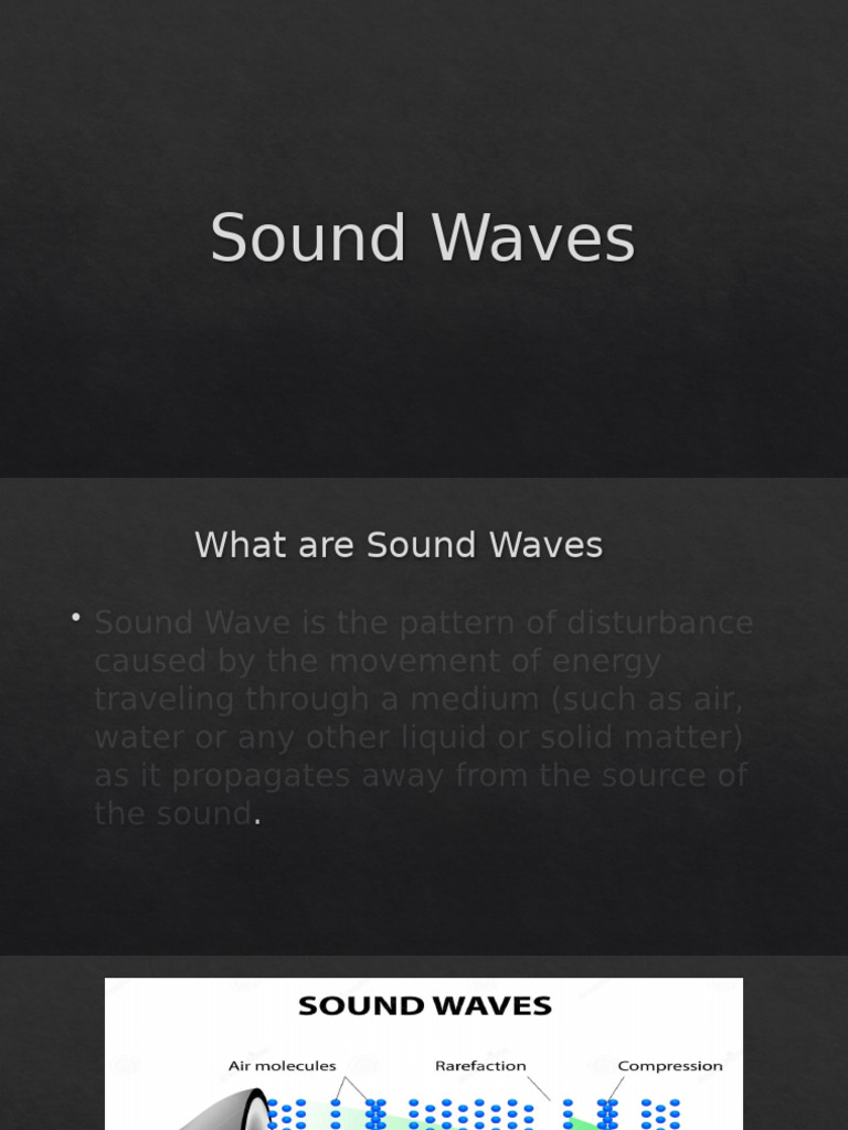 Sound Waves | PDF