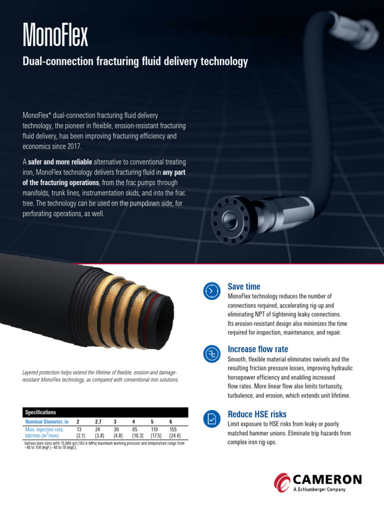 CAMERON monoflex | PDF | Mechanical Engineering | Applied And Interdisciplinary Physics