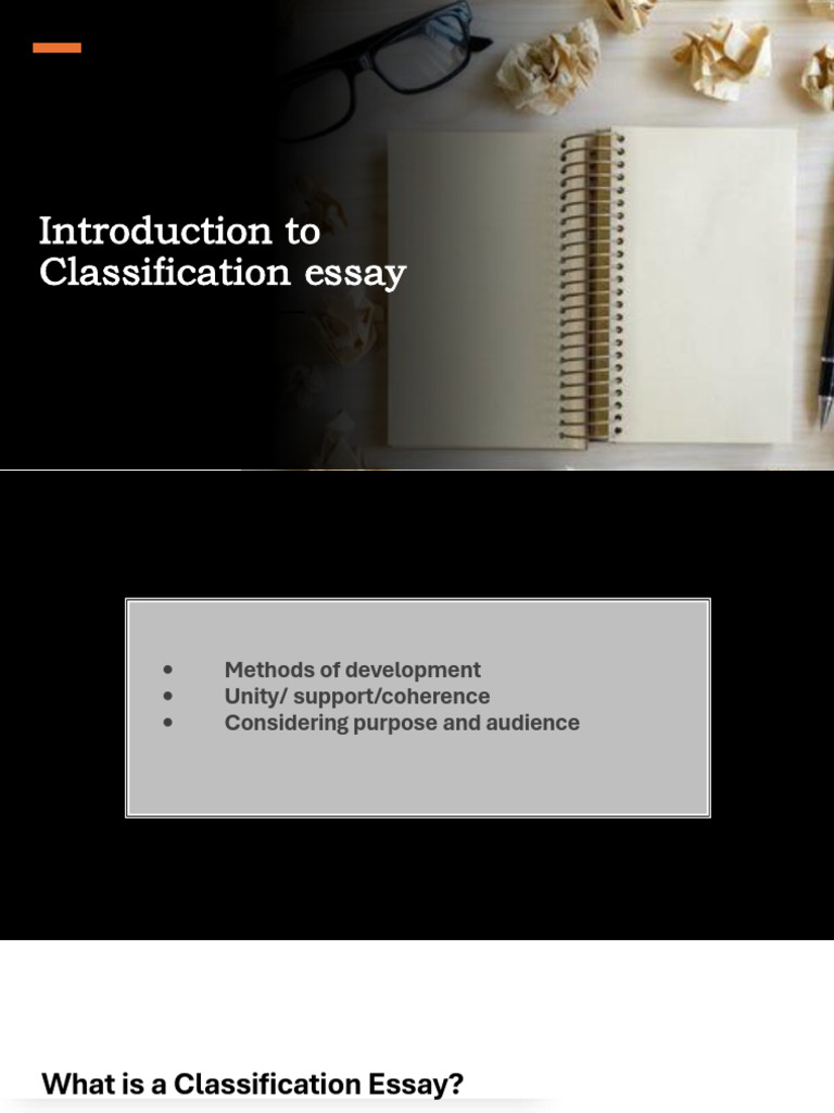 Introducing The Classification Essay | PDF | Essays | Cognitive Science