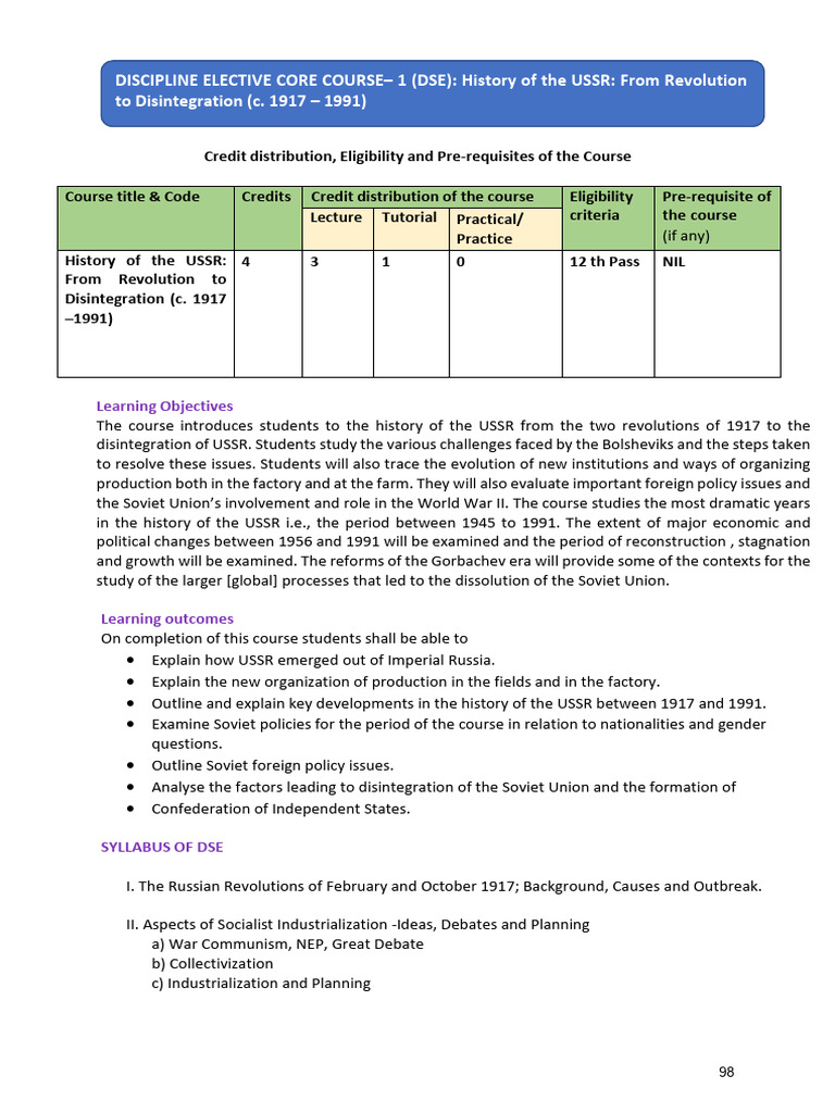 History of USSR | PDF | Soviet Union | World Politics