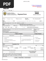 BIR Form 0605 Payment Guide | PDF | Taxes | Taxpayer