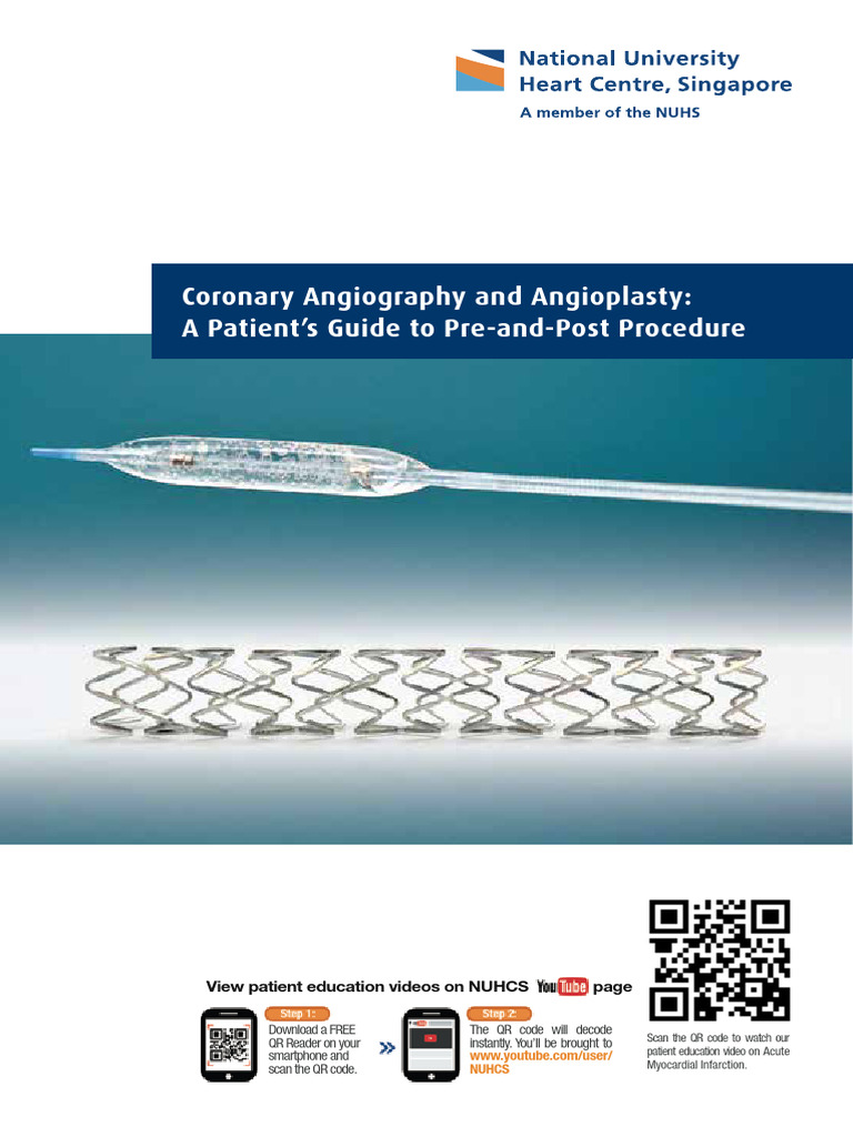 Coronary Angiography and Angioplasty a Patient Guide | PDF | Coronary ...
