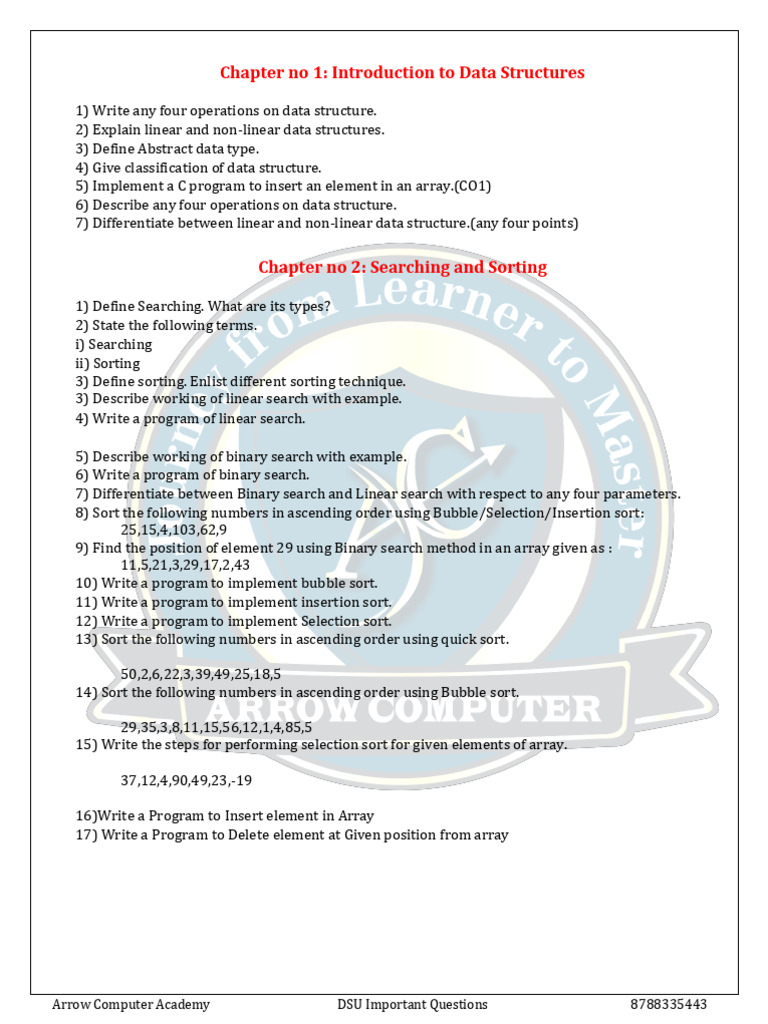 DSU Important Questios | PDF | Queue (Abstract Data Type) | Algorithms ... DSU Important Questios | PDF | Queue (Abstract Data Type) | Algorithms ...