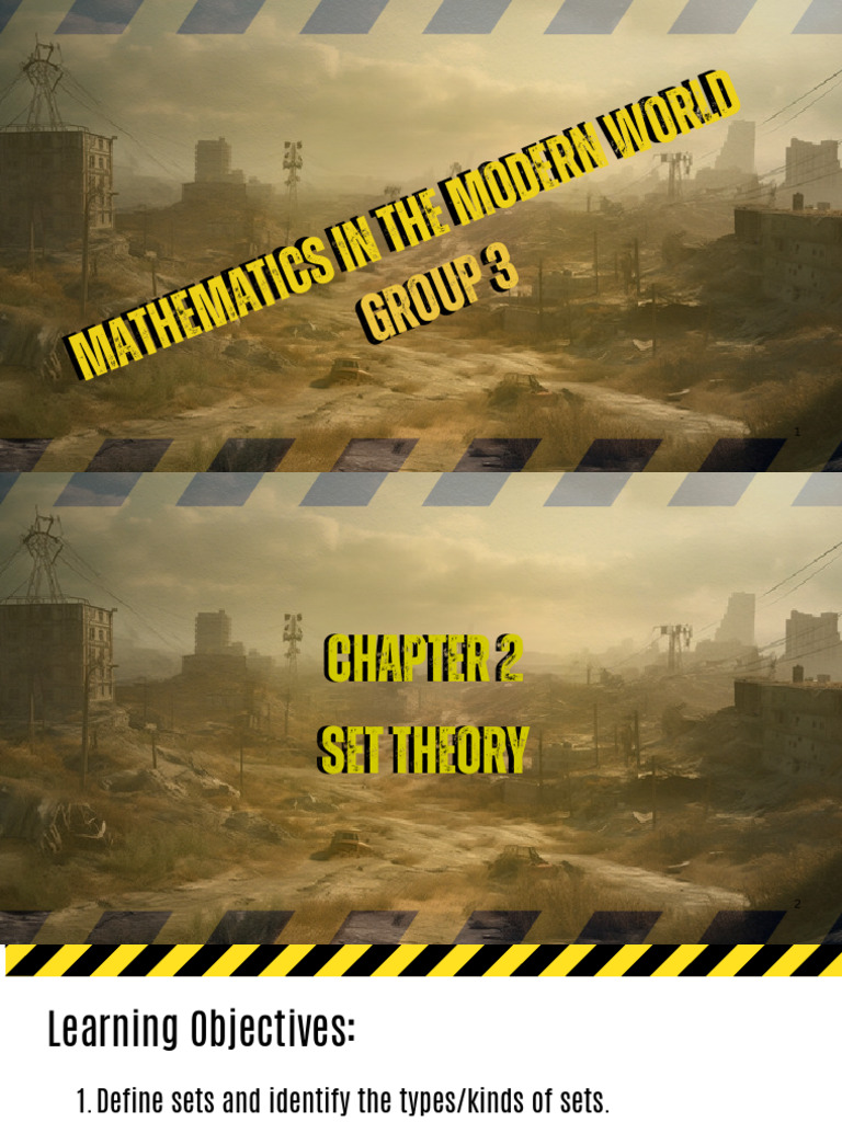 Chapter 2 Set Theory | PDF | Set (Mathematics) | Numbers