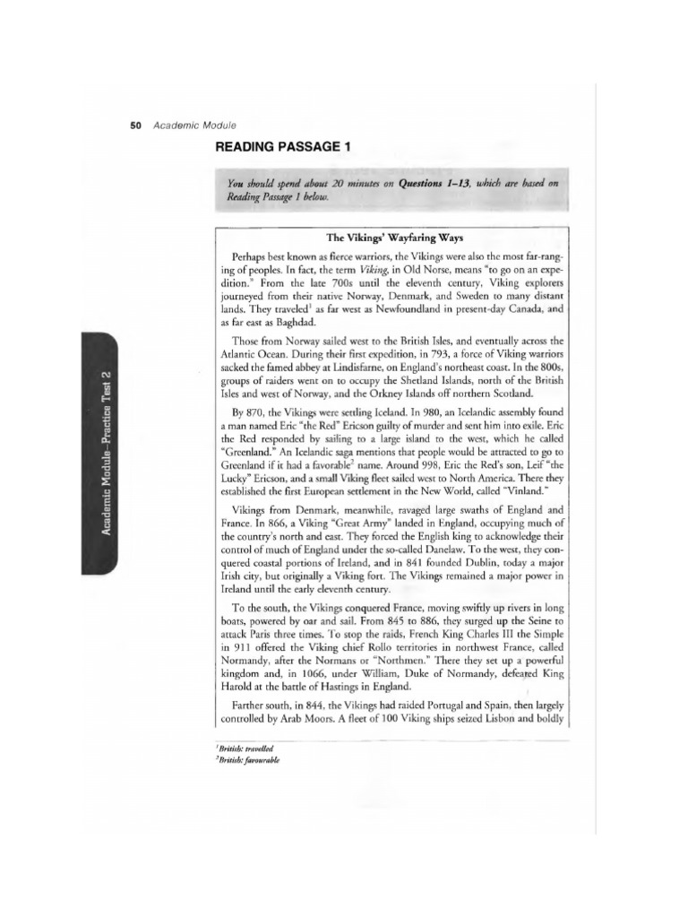 Reading Test 2 | PDF