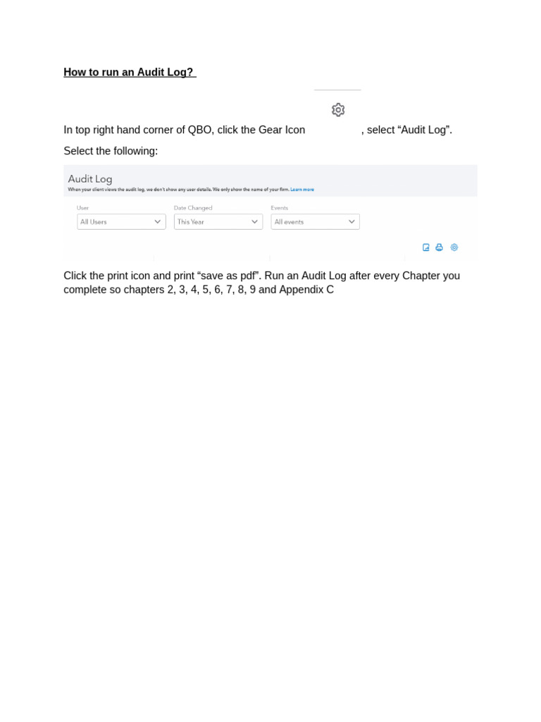 How To Run An Audit Log | PDF