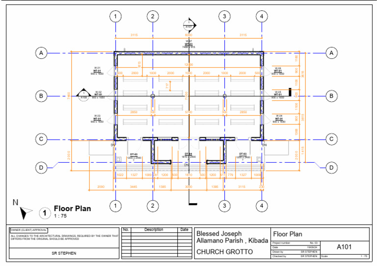 Grotto Design Review 002 Final - Sheet - A101 - Floor Plan | PDF ...