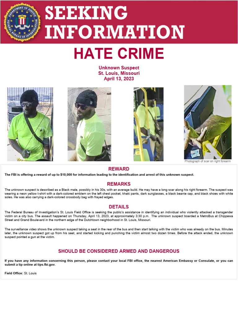 FBI Seeking Information Poster | PDF