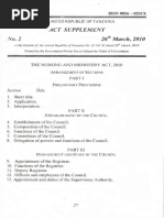 Nursing Act 33 of 2005 Overview | PDF | Forgery | Budget