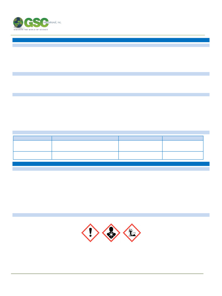 GSC Lead Safety Data Sheet | PDF | Firefighting | Toxicity