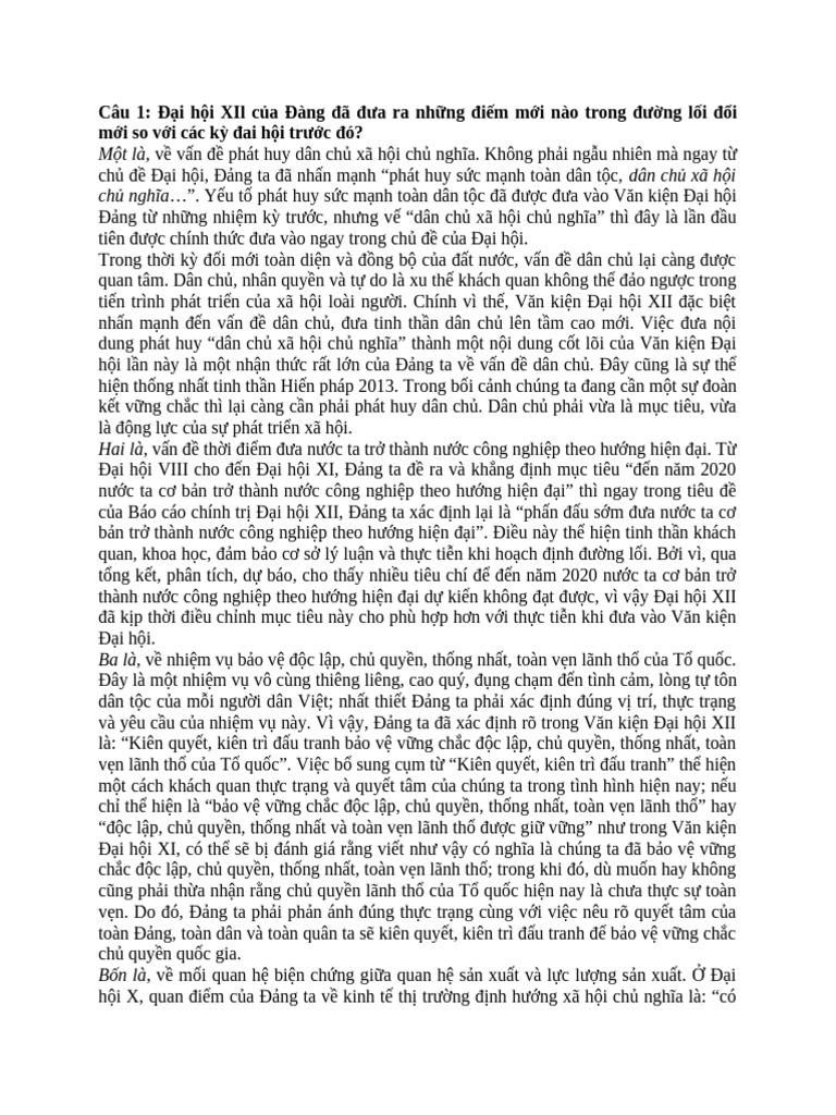 Câu hỏi nhóm 13 | PDF