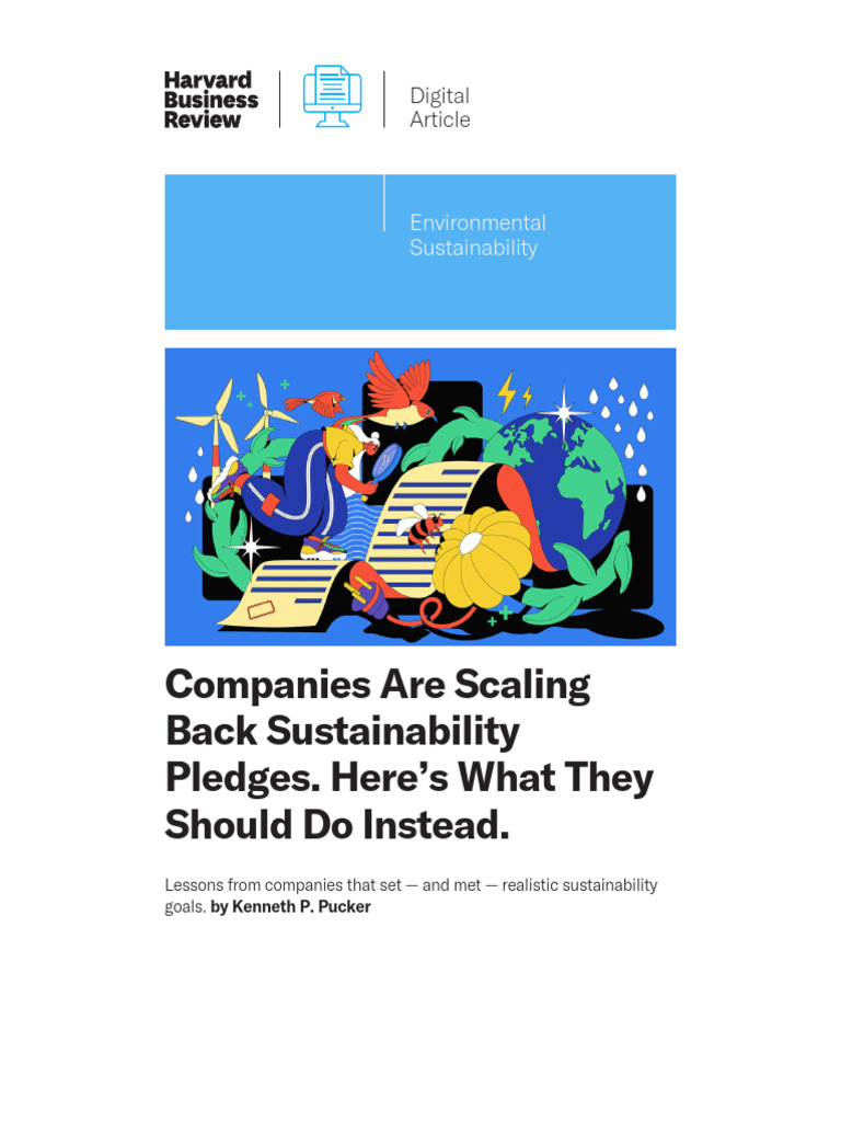 Companies are scaling back sustainability pledges. Here's what they ...