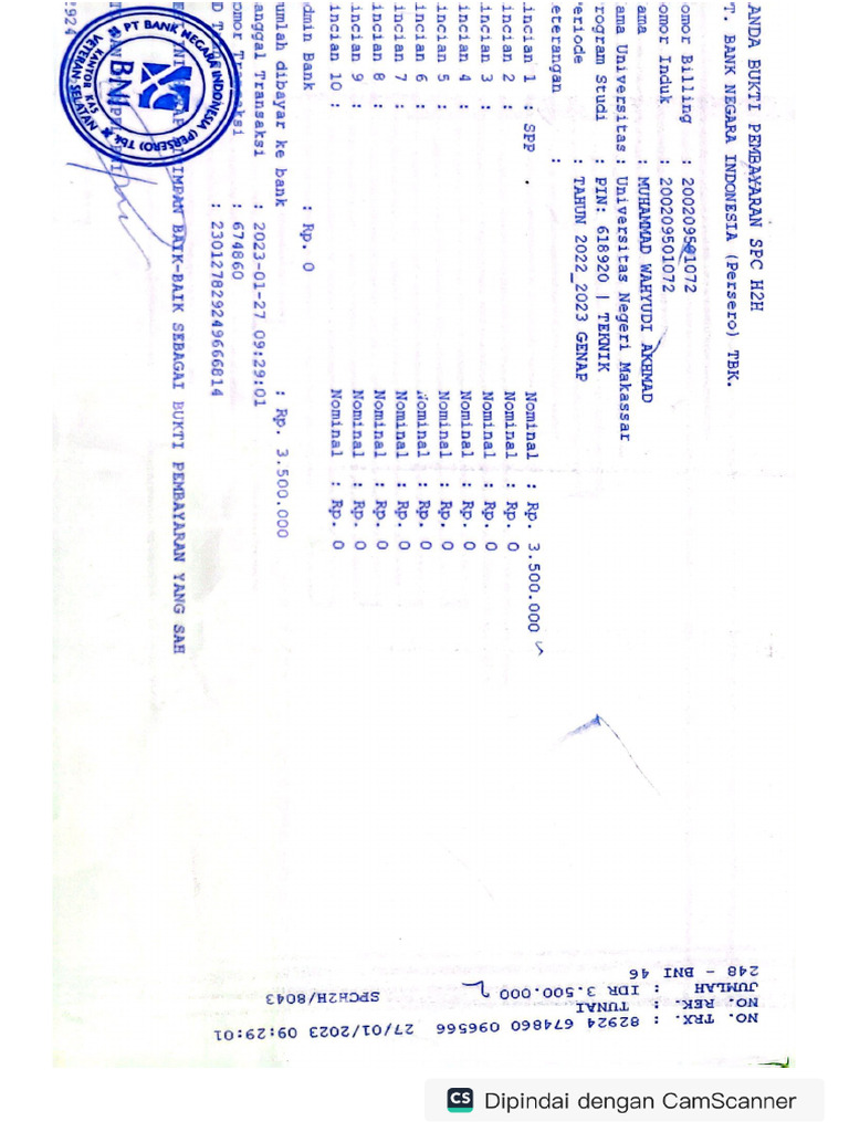 Ukt Semester 6 Muhammad Wahyudi Akhmad | PDF