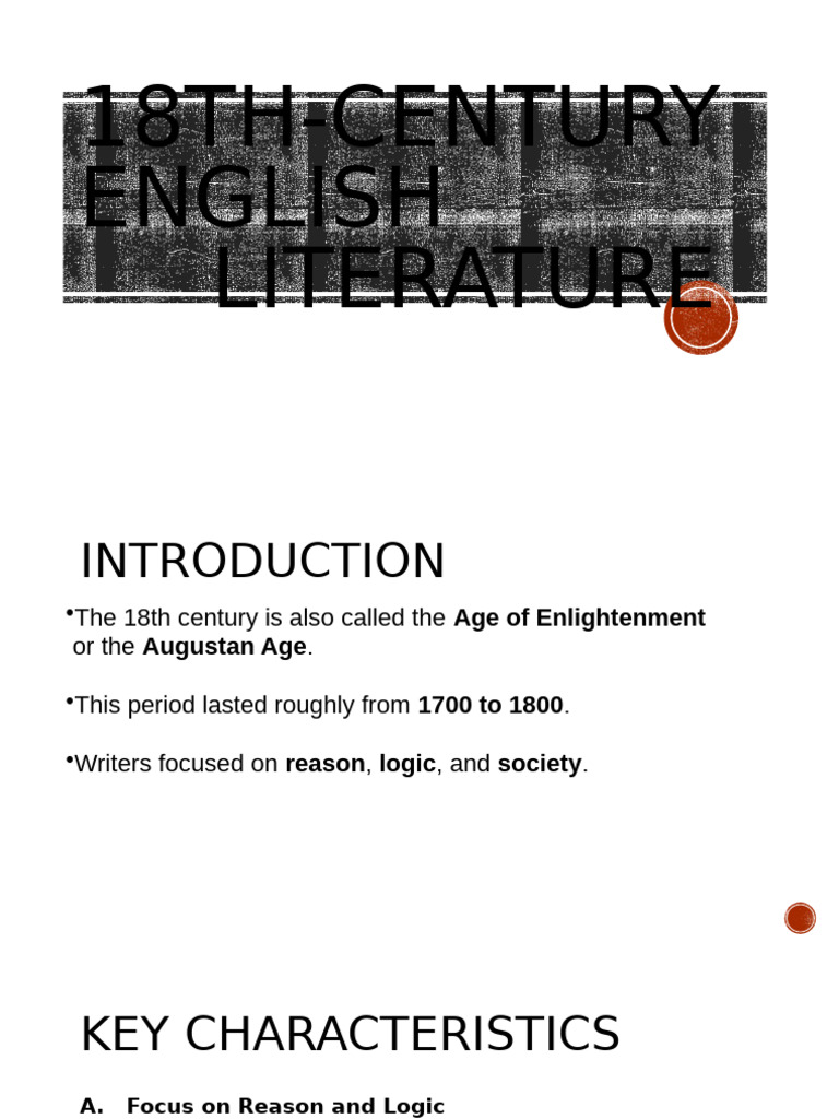 18th-Century English Literature | PDF