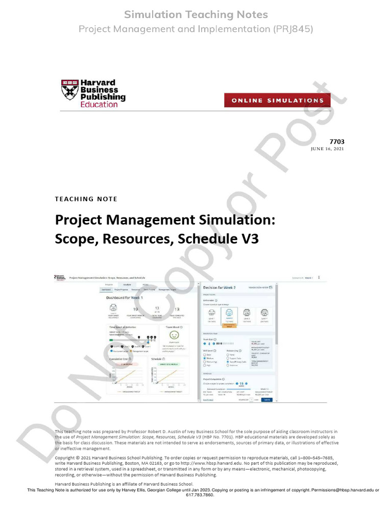 Simulation Teaching Notes Compress 1 | PDF | Simulation | Project ...