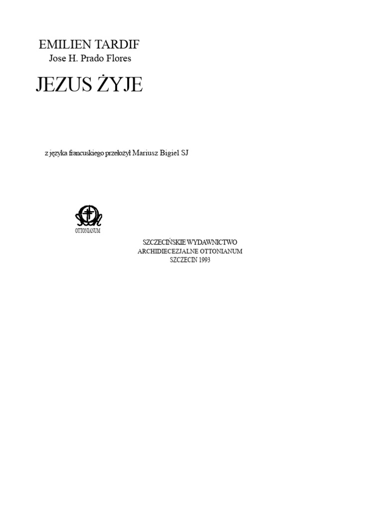 Jezus Zyje Emilien Tardif Jose Prado Flores | PDF