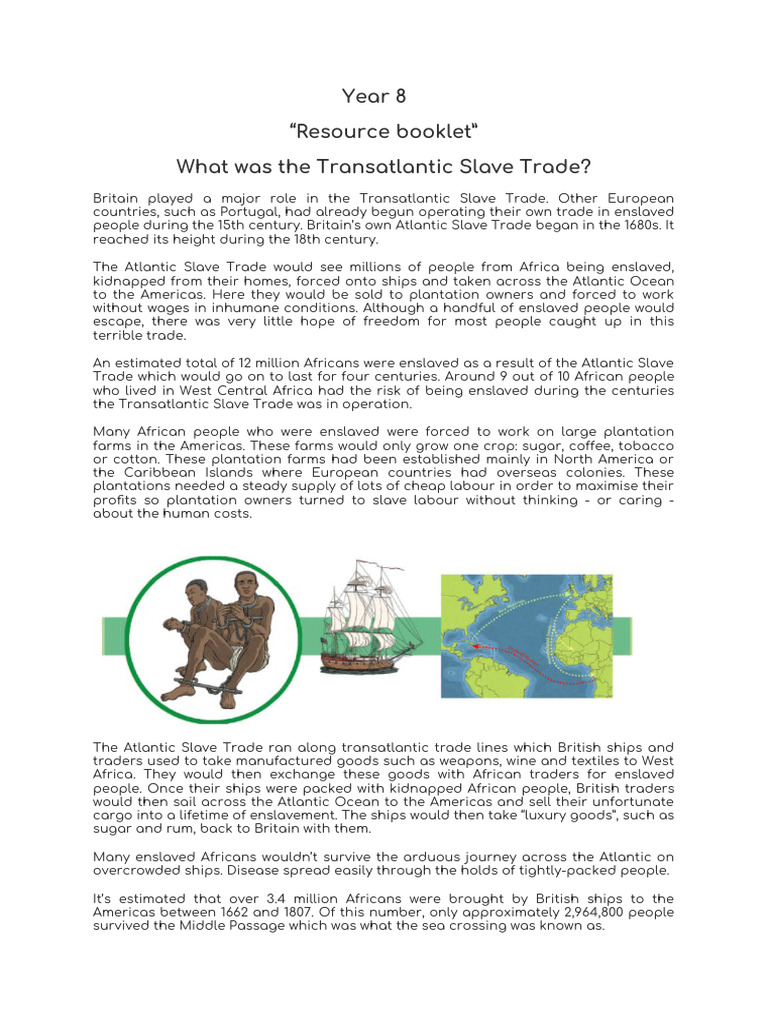 Transatlantic Slave Trade | PDF | Atlantic Slave Trade | Slavery