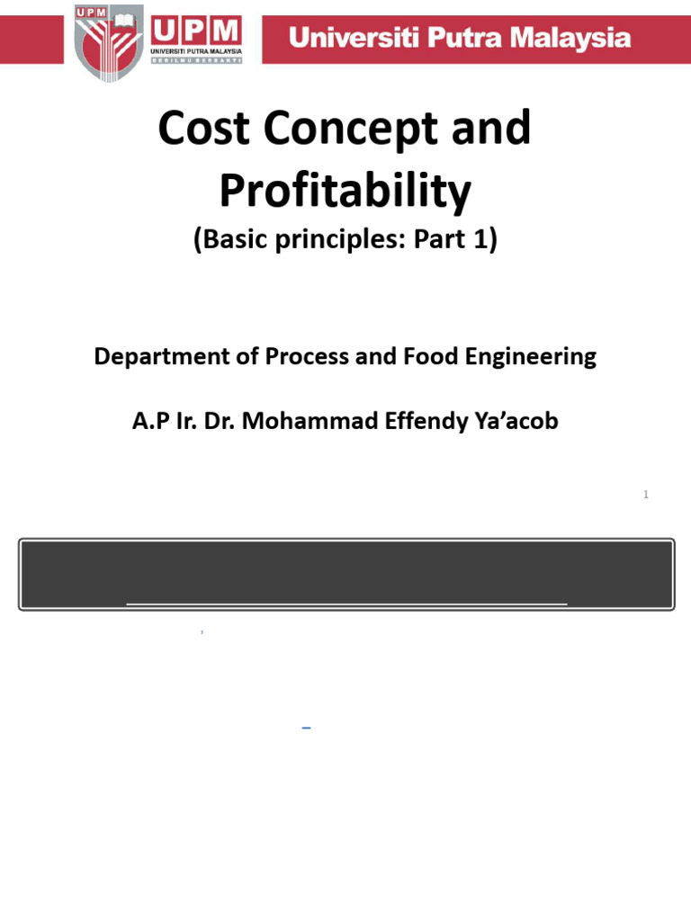3. Cost Concept ppt | PDF | Mathematical Optimization | Cost Of Goods Sold