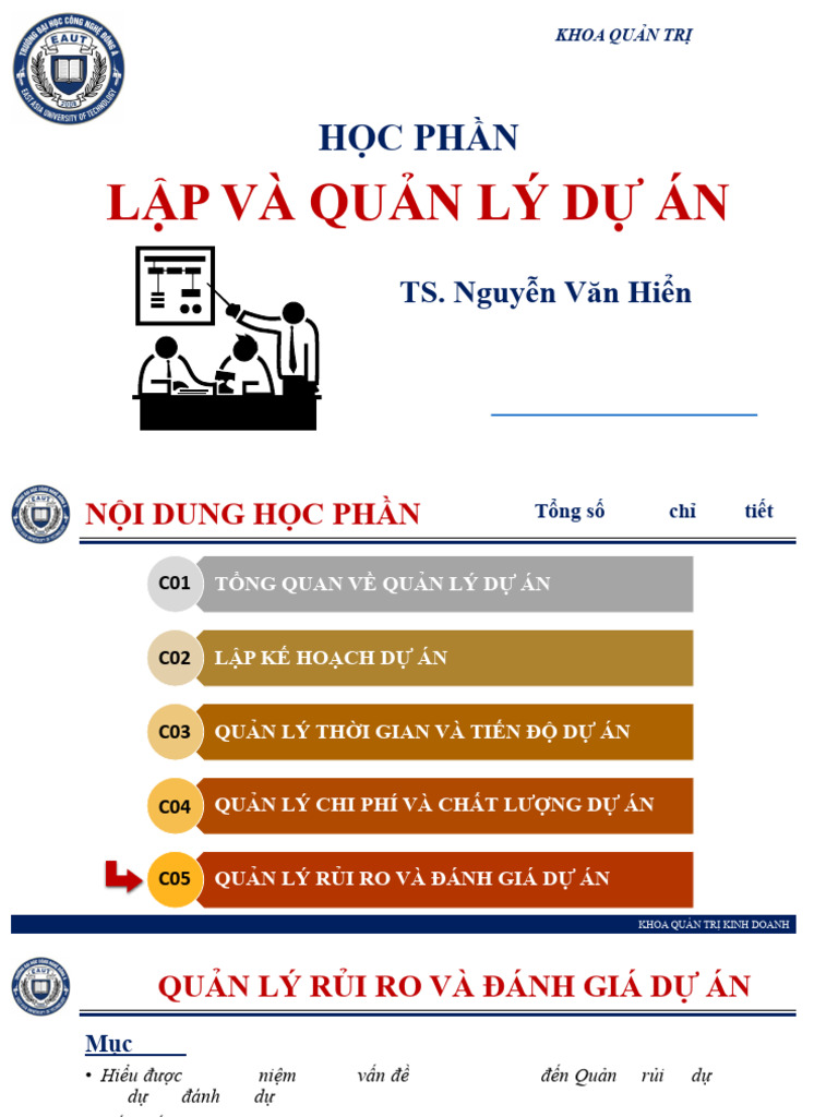 QLDA.C05 - Quản lý rủi ro và đánh giá dự án | PDF