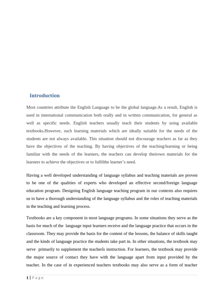 SECOND SYLLABUS (1) | PDF | Teachers | Learning