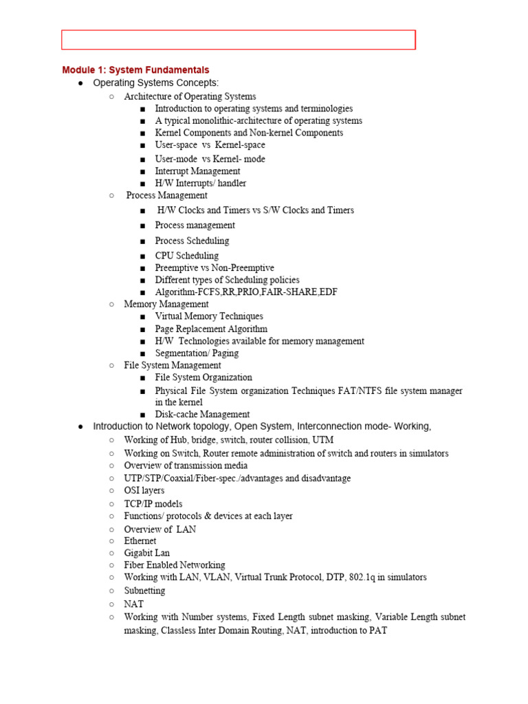 Syllabus of Cyber Shikshaa | PDF | Cryptography | Firewall (Computing)
