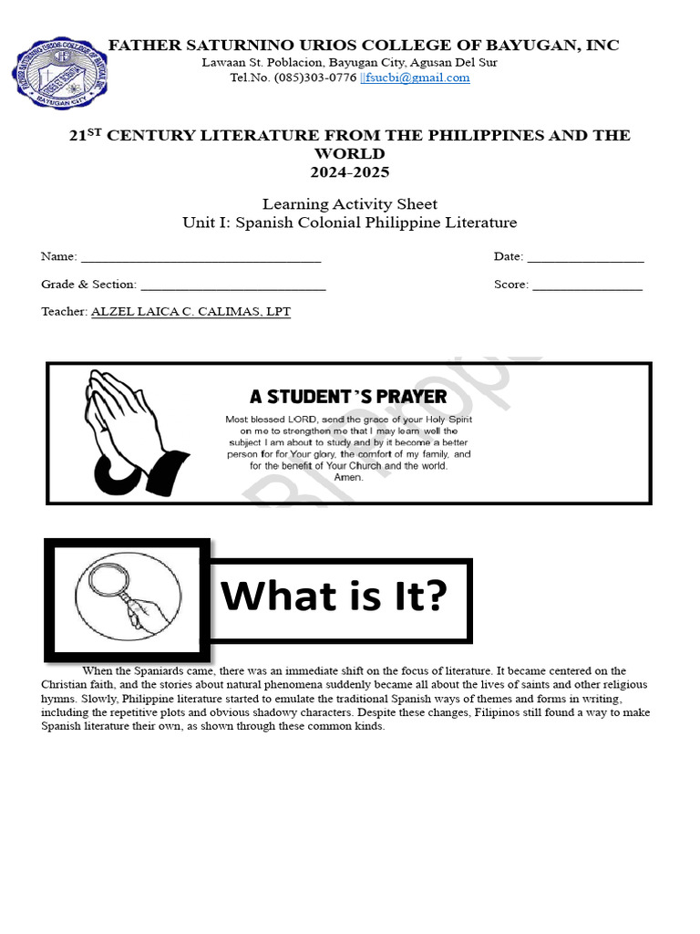 MODULE 2 - 21ST CENTURY | PDF | Catholic Church