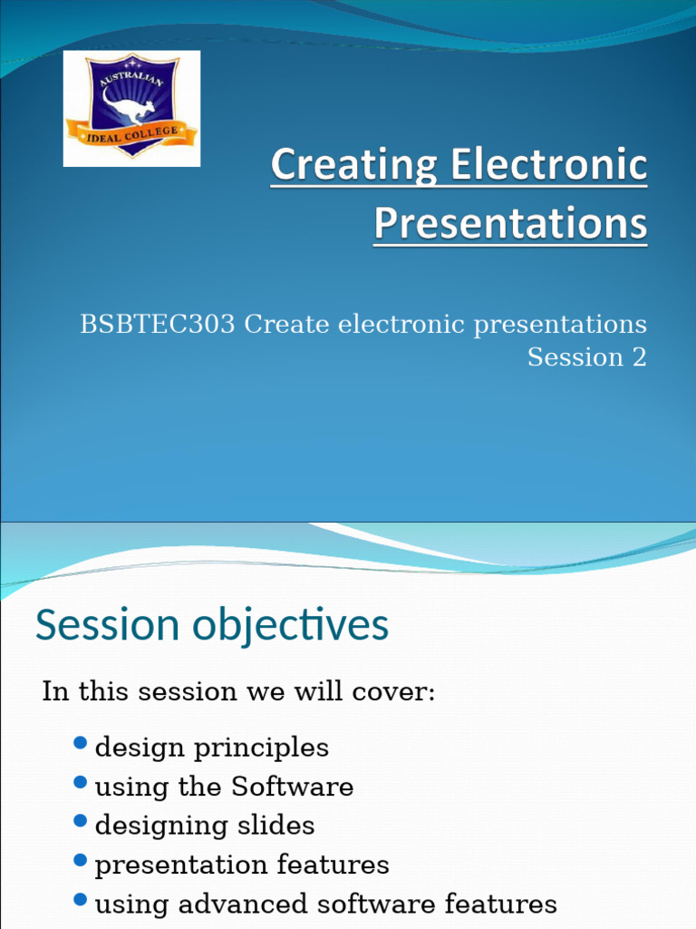 BSBTEC303 Session 2 Presentation | PDF | Microsoft Power Point | Human Communication