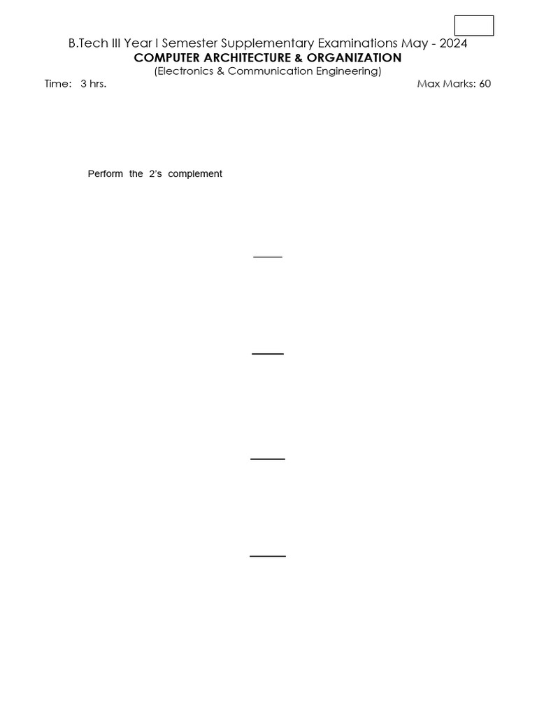 Computer Architecture & Organization | PDF | Central Processing Unit | Cpu Cache