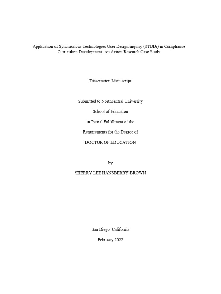 Application of Synchronous Tec | PDF | Focus Group | Instructional Design