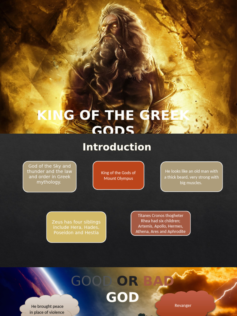 Presentation Zeus | PDF | Zeus | Twelve Olympians